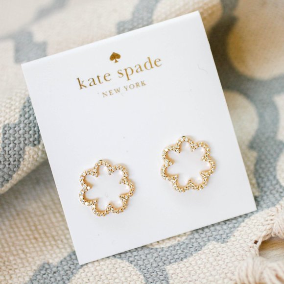 kate spade | Jewelry | Kate Spade Daisy Flower Ring Elegant Crystal ...